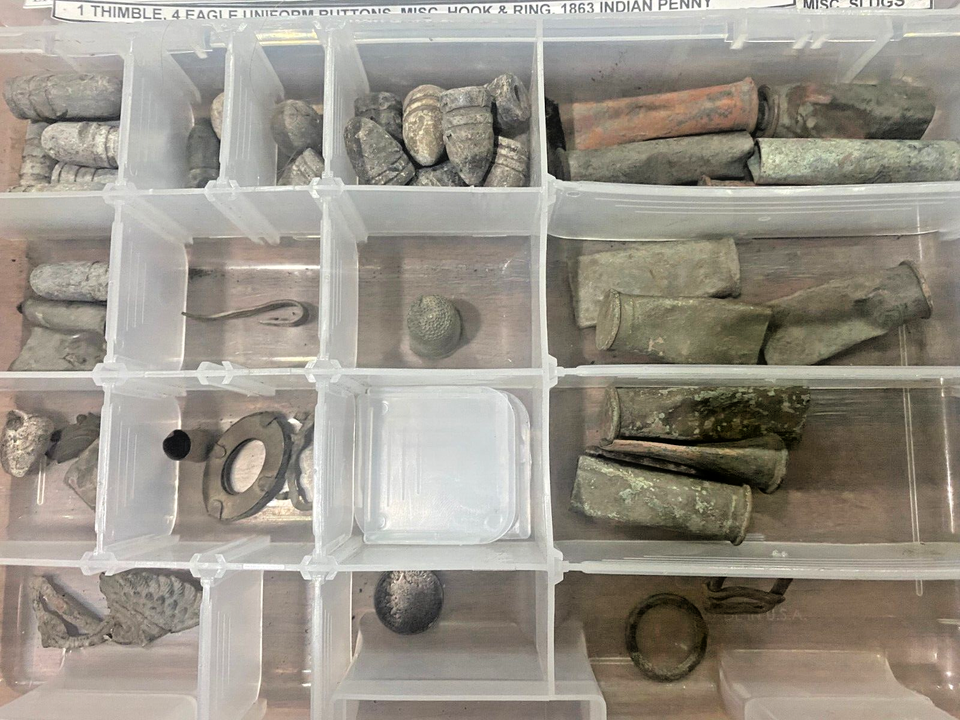 EXTRAORDINARY Lot of Indian War Relics FORT ABRAHAM lot of 90! 1873 ...