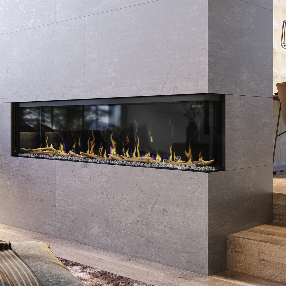 Dimplex IgniteXL Bold 74" Linear Electric Fireplace with Modern Media ...