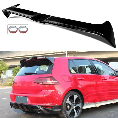 Rear Roof Spoiler Wing Gloss Black Fit Volkswagen GOLF 7 MK7 MK7.5 GTI ...