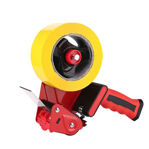 Packing Tape Dispenser, Heavy Duty Packaging Tape Clear Adhesive ...