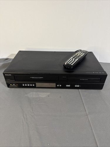 Philips DVD VCR Combo Player DVP3345VB/F7 VHS Cassette Recorder w ...