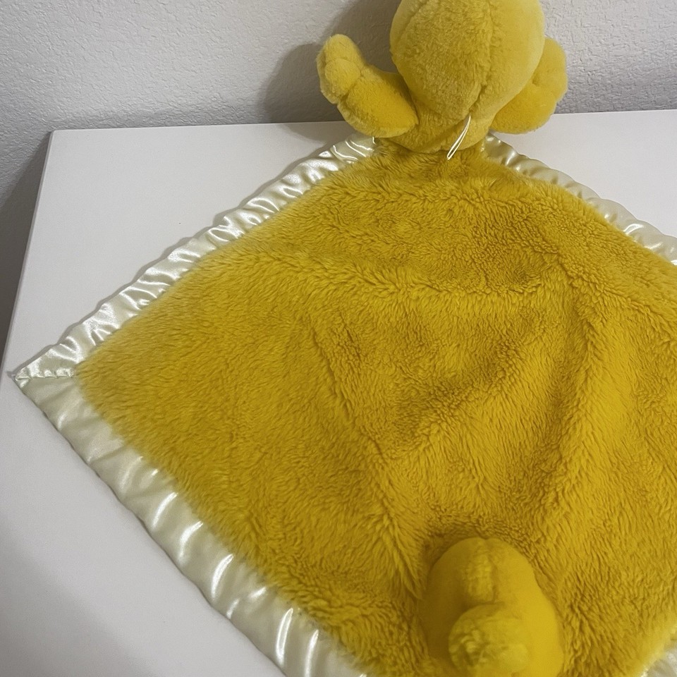 My Banky Sarah Duck Security Blanket Lovey Lovie Plush Yellow Satin ...
