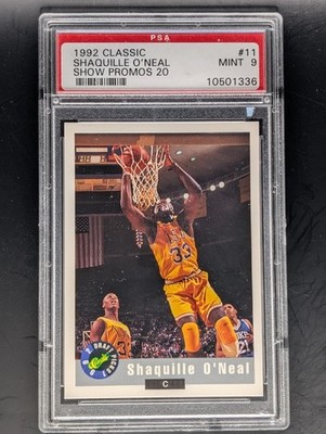 1992 Classic Show Promos #11 - Shaquille O'Neal (RC) PSA 9 RARE PROMO ...
