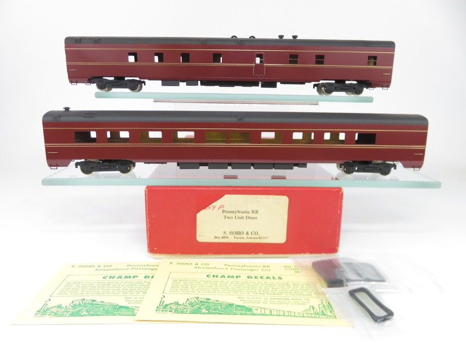 Soho Brass HO Scale PRR Pennsylvania Railroad 7 Passenger Car Set ...