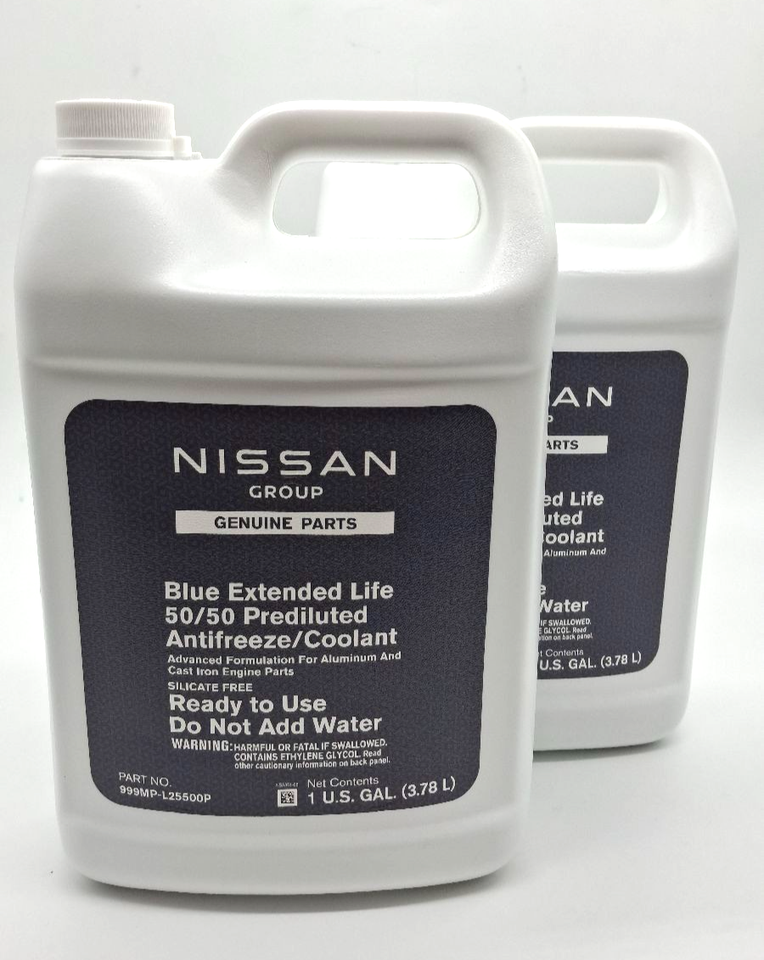 GENUINE OEM Nissan Blue Extended Life Antifreeze/Coolant 1Gallon (999MP ...