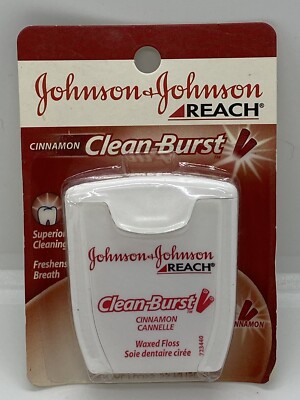Johnson & Johnson Reach Dental Floss Cinnamon Clean Burst 55 yd | eBay