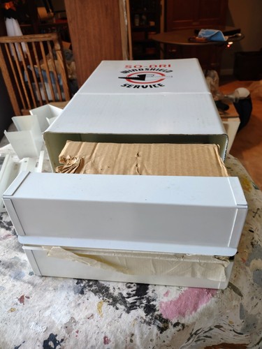 Vintage SO-DRI Windshield Service Metal Cabinet for Gas Service Station ...