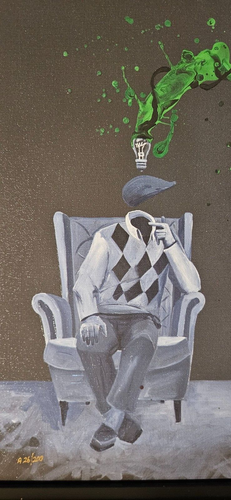 NEW KRE8 "The Battle of the Minds" Hand-Embellished Canvas Signed-COA ...