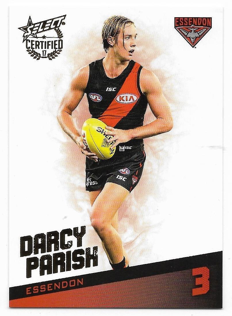 2017 Select Certified Base Card (61) Darcy PARISH Essendon | eBay Australia