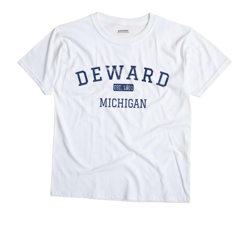 Deward Michigan MI T-Shirt EST | eBay