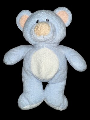 Vintage 2006 TY Pluffies Blue Teddy Bear 9.5” TyLux Soft | eBay