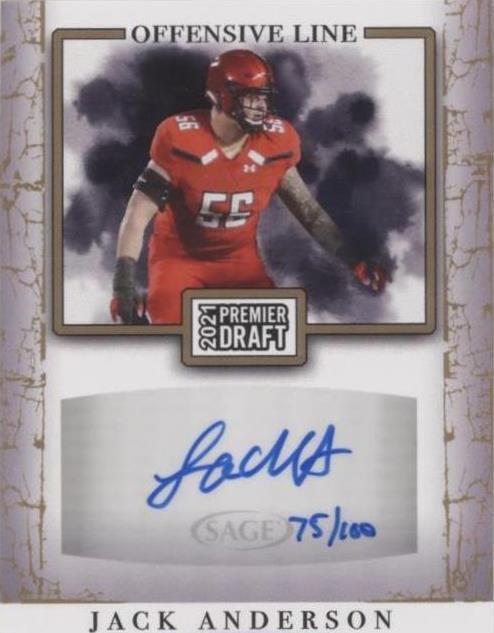 2021 Sage Premier Draft - Autographs Jack Anderson #A172 Gold /100 (AU ...