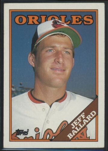1988 Topps Jeff Ballard Rookie Baltimore Orioles #782 | eBay