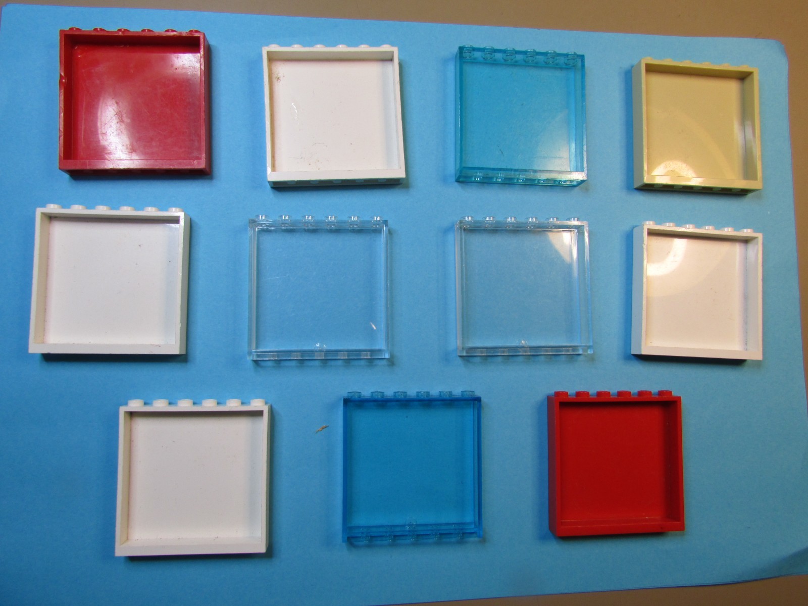 11 GENUINE LEGO 1X6X5 HOLLOW BACK WALL PANELS No 59349 | eBay UK