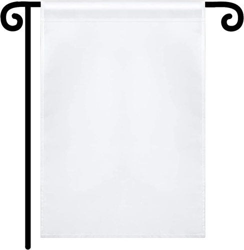 Blank Garden Flag, Your DIY White Yard Flag Weather Resistant ...