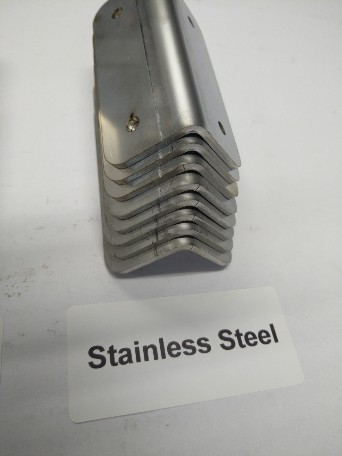 ALUMINIUM ANGLE STAINLESS STEEL FIXING BRACKETS 100MM 40MM BRACES 3MM ...