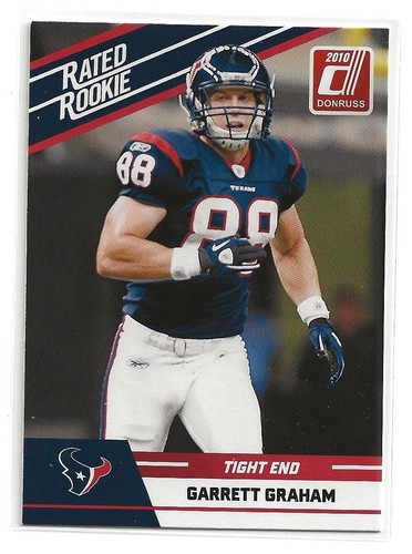 2010 Panini Donruss Rated Rookie Garrett Graham Rookie Card | eBay