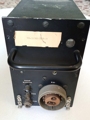 1960s military radar tuning unit TN-129D/APR-9 ELINT ESM RWR receiver ...