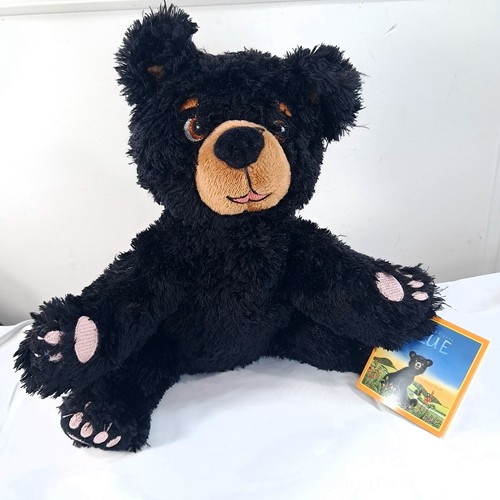 Baby Bear Sees Blue Plush black teddy Ashley Wolff w/ tag from book ...