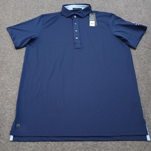 Greyson Golf Polo Shirt Mens L Blue Tala Performance Athletic Sport ...