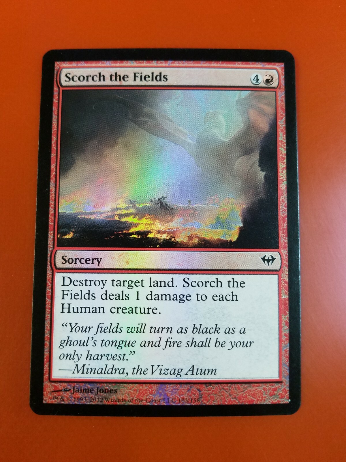 1x Scorch the Fields | FOIL | Dark Ascension | MTG Magic Cards | eBay