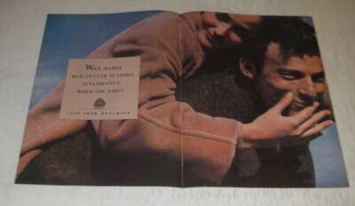1989 Woolmark Fashion Ad - Wool hangs beautifully. It looks stylish | eBay