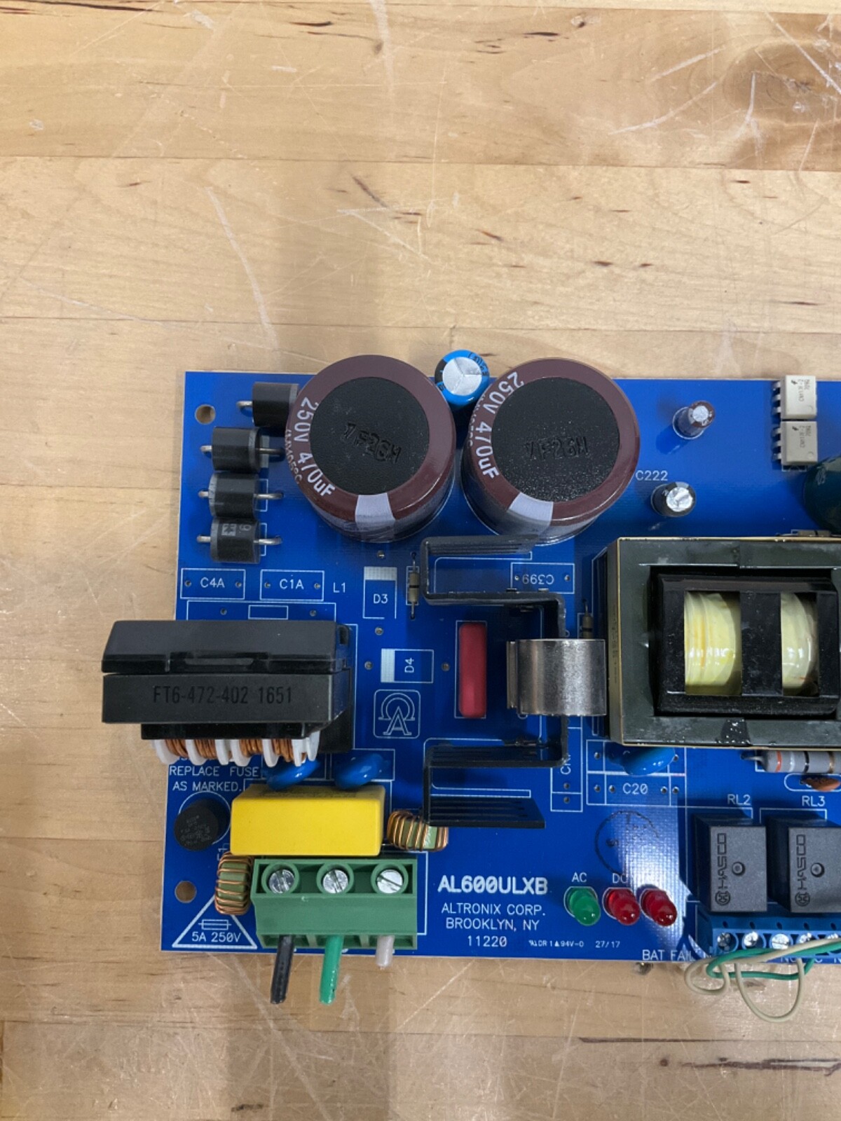 Altronix AL600ULXB Power Supply Charger 12/24V-DC Circuit Board | eBay