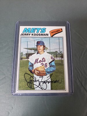1977 Topps Baseball #300 Jerry Koosman New York Mets Excellent ...