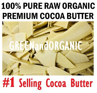 Raw Cocoa Butter Chunks 100%Pure Unrefined Organic Cacao Bean FOOD ...