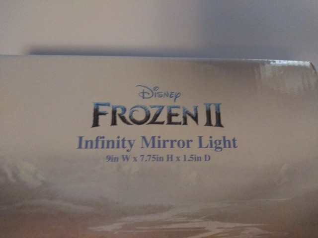 Disney Frozen 2 Infinity Mirror Light Olaf Snowman With 3d Lights Kids ...