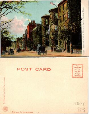 Boston MA Somerset Club Beacon Street Postcard Unused (43673) | eBay