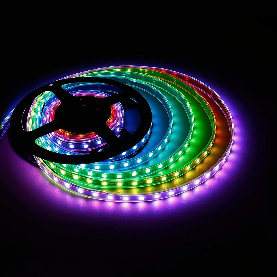 WS2811 LED Strip Ligths 5m 5050 RGB Dream Color 150/300 LED Strip Light ...