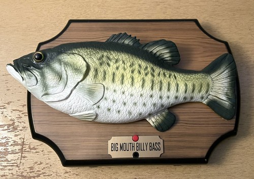 Vintage 1999 Gemmy Big Mouth Billy Bass Singing Fish Works | eBay