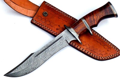 Hunting Knife Sharp Fixed Blade Camping Military Outdoor Survival ...
