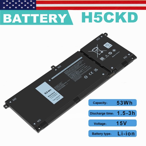 H5CKD Battery For Dell Inspiron 7300 7306 7500 7506 2-in-1 Latitude ...