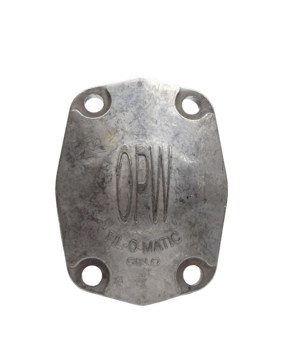 Opw Fil-O- Matic Vacuum Chamber Cover Plate 4-Hole Old Style Aluminum ...