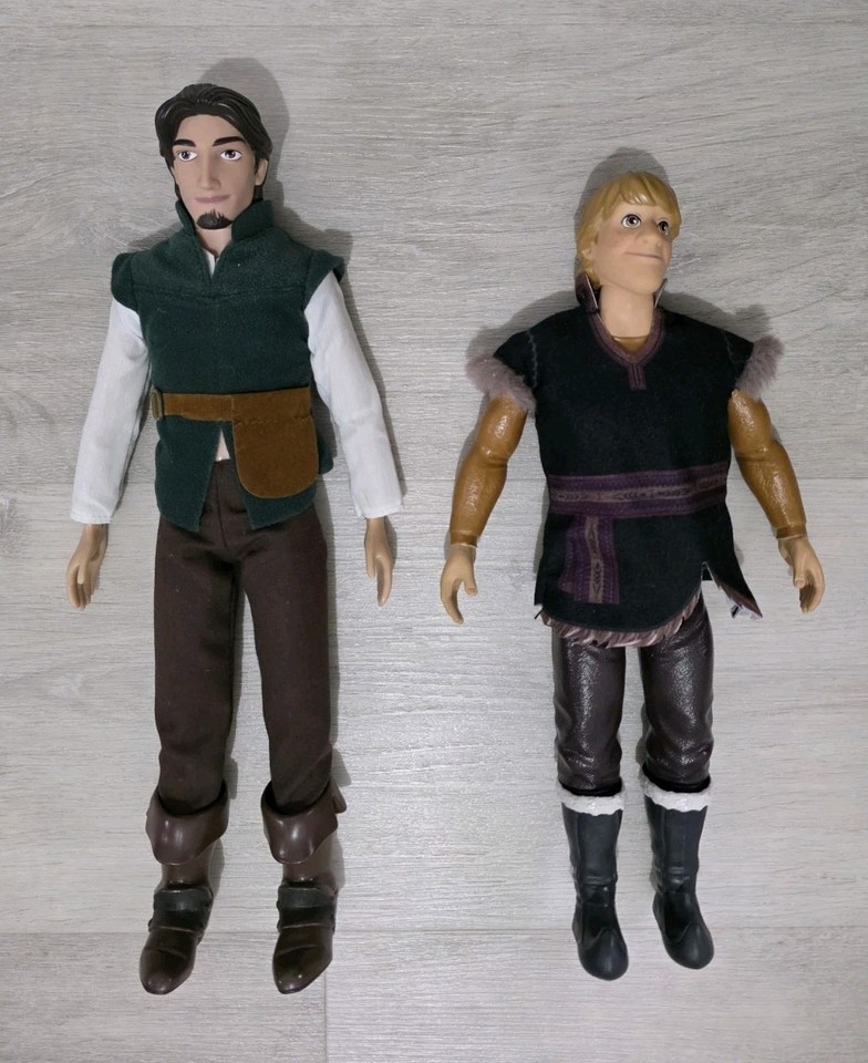 FLYNN RYDER & KRISTOFF DOLL BUNDLE - DISNEY - RAPUNZEL / TANGLED ...