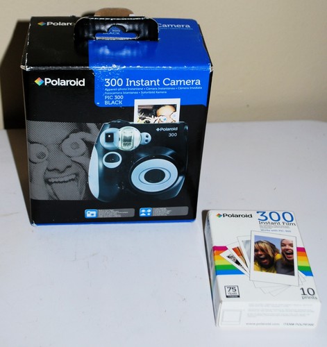 Polaroid Instant Camera 300, Model POLPIC300BK, NOS in Box w/ Film ...