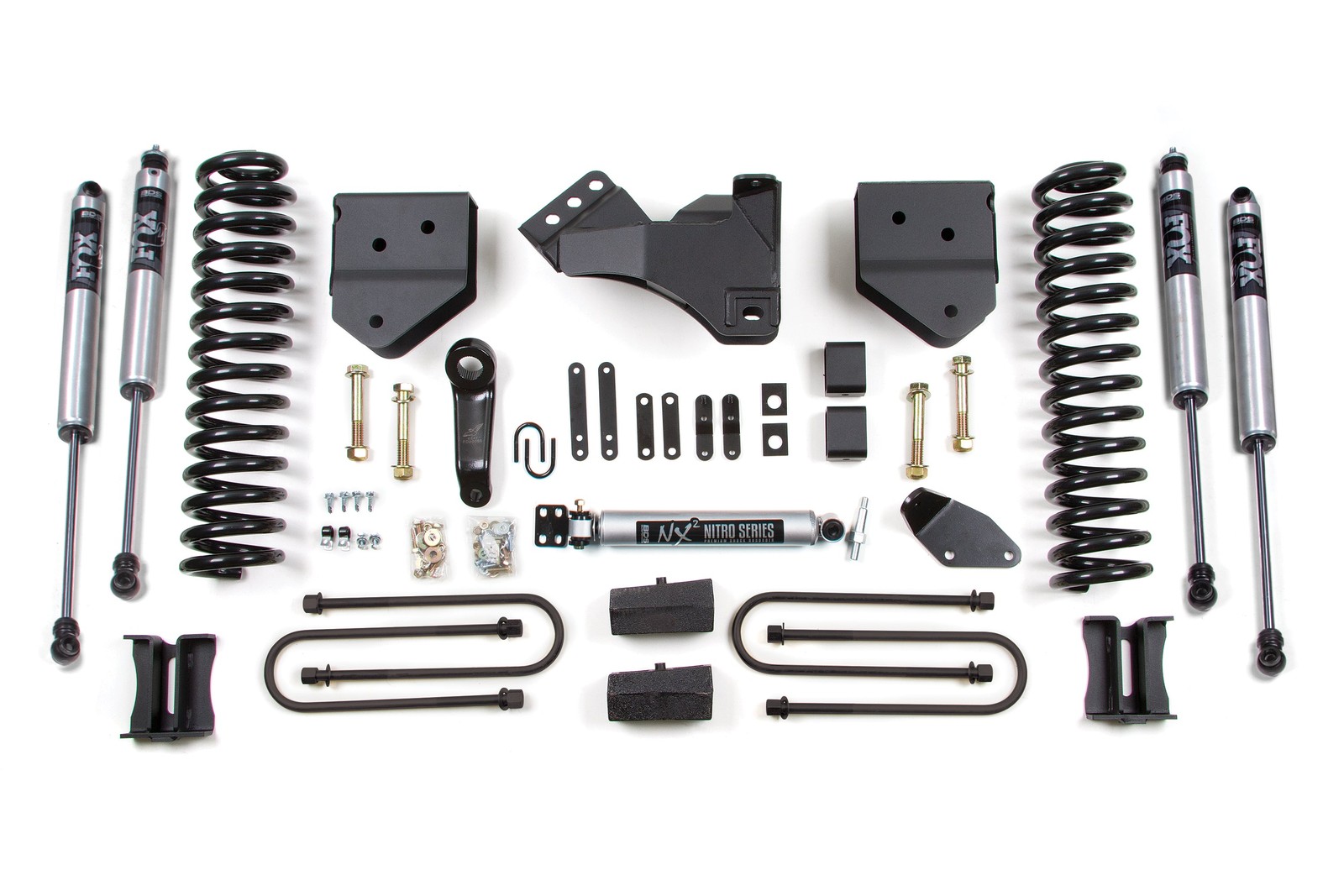 BDS Suspension 344FS/344H/347H/347FS/343H/343FS 4" Lift Kit with FOX 2. ...