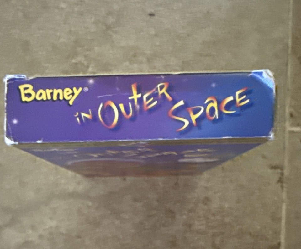 Barney in Outer Space VHS White Tape 1998 Classic Collection Lyrik ...