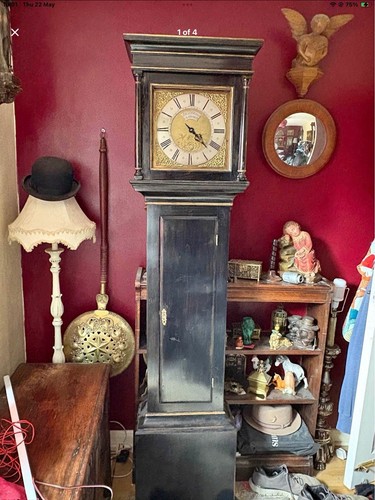 Nice Longcase Grandfather Clock Country Style 30 Hr Working Pick Up ...