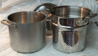 Vintage ALL-CLAD Master Chef 7-qt Pasta Pentola - Rare & Complete ...
