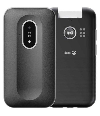 Doro Leva L20 Black 4G Flip Big Button Unlocked Mobile Phone - Pristine ...