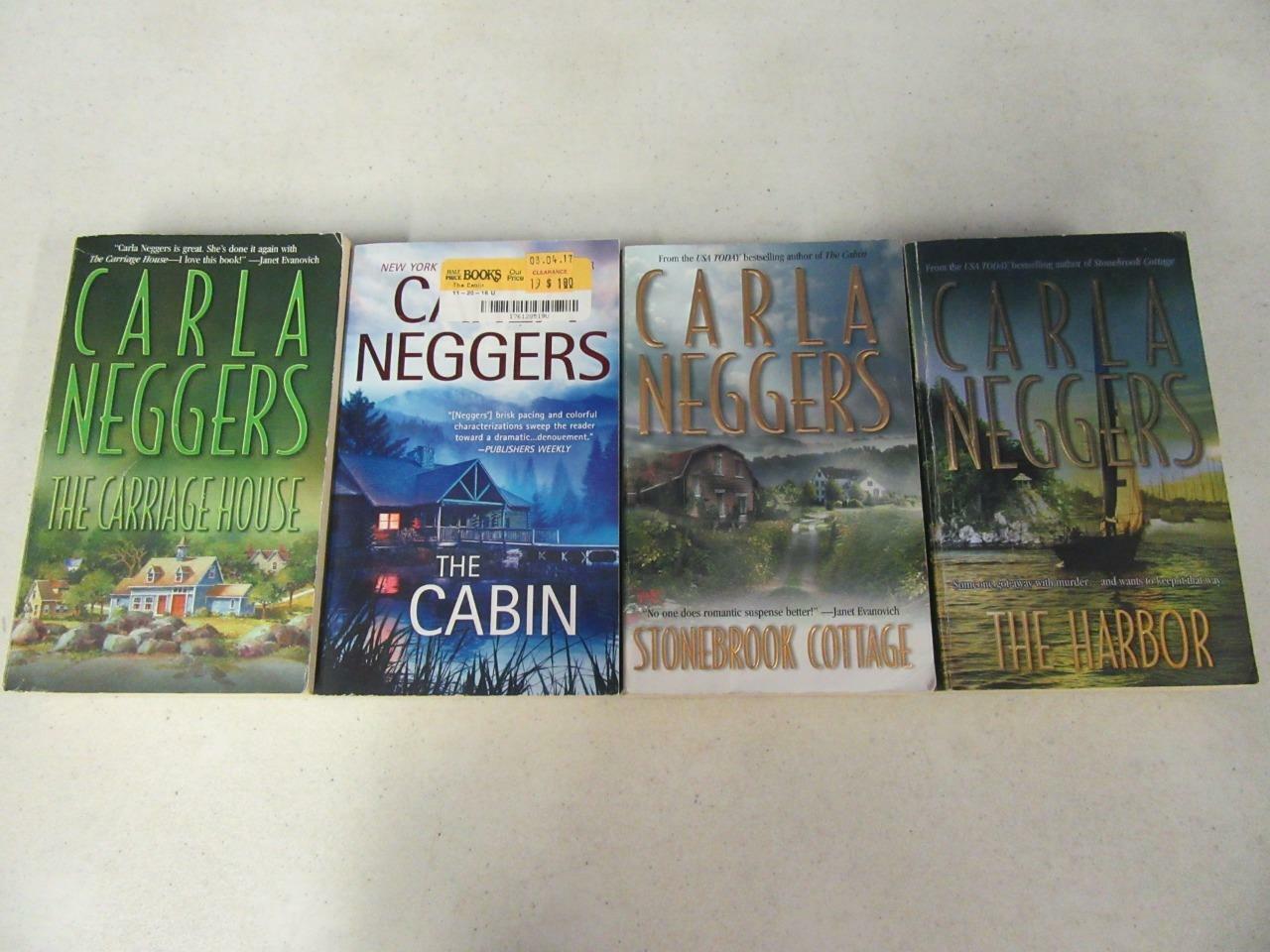 Lot (4) CARLA NEGGERS Romantic Suspense Books TEXAS RANGERS SERIES NEAR ...