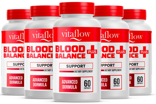 VitaFlow Blood Balance, Max Strength Supplement, Vita Flow Capsules (5 ...
