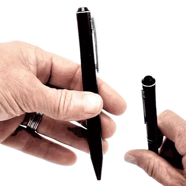 Slim Line Voice Activated Covert Spy Pen Audio Recorder Device 71 Hour ...