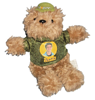 Vintage NSYNC Justin Timberlake Plush Bear 2000 Limited Edition 10 ...