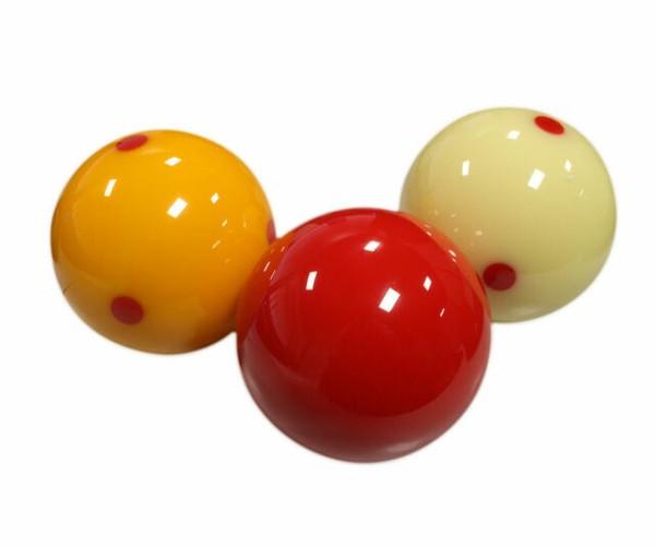 Belgian Aramith Pro Cup Carom Billiard Balls Spotted 61.5 Mm for sale ...