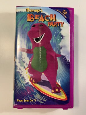 Barney’s Beach Party Movie VHS Tapes Sun Safety Hula Dancing Fun at the ...