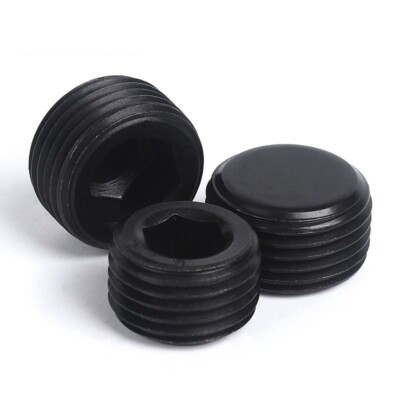[XM] Carbon Steel Hexagonal Socket Plug Blot Oil Stop Screws M4-M42 UNF ...